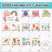 2025 Handprint Calendar | Printable Keepsake Art | Perfect Gift for ...