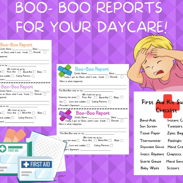 Daycare Daily Report - Etsy