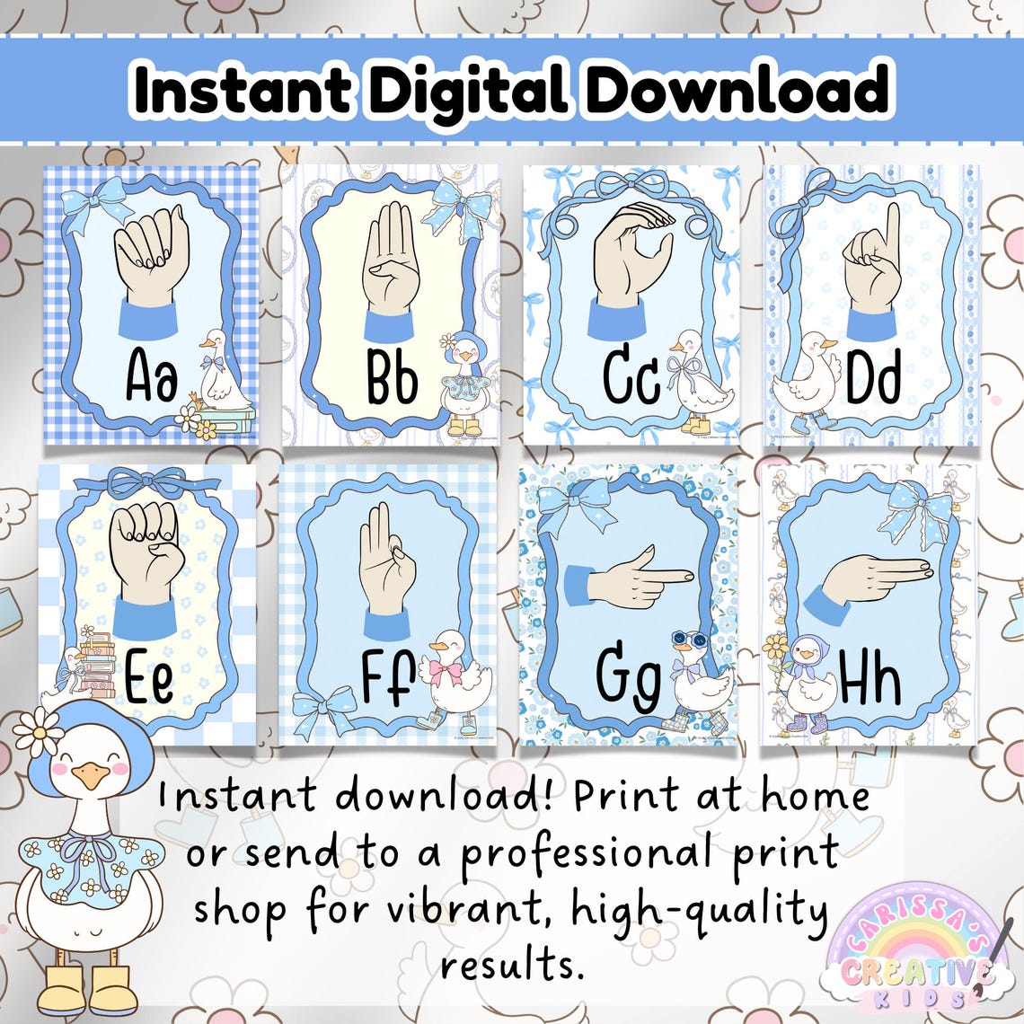 ASL Alphabet Posters for Classroom Decor | American Sign Language Decor ...