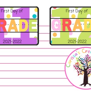 Back to School Printable Signs for 2021 First Day of School Pictures ...