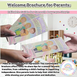 Daycare Essentials Editable Brochure Template With Tips and Tricks for ...