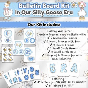 Vintage Retro Country Goose Bulletin Board Kit | Silly Goose Era ...