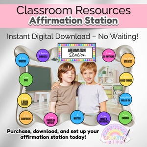 Affirmation Station | Classroom Decor | Daycare Printable | Preschool ...