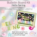 Hello Spring Bulletin Board Kit | Preschool Classroom Decor | Daycare ...