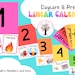 Daycare or Preschool Linear Calendar Prek Calendar Printable PDF ...