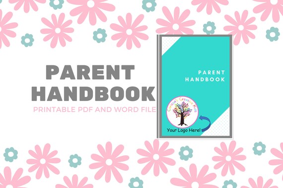 Daycare Parent Handbook Fully Editable Word Doc and PDF - Etsy