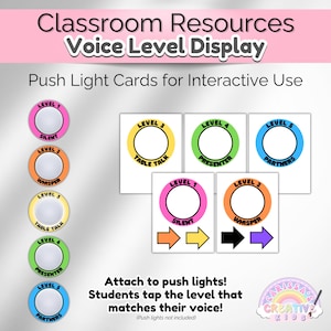 Classroom Voice Level Poster | Classroom Noise Management | Classroom ...
