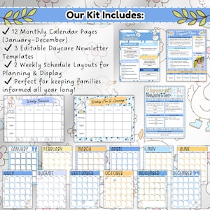 Silly Goose Editable Parent Board Kit | Daycare Bulletin Board ...