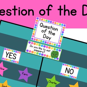 Pre K Question of the Day | Daycare or Preschool Activity | Pre K Sight ...