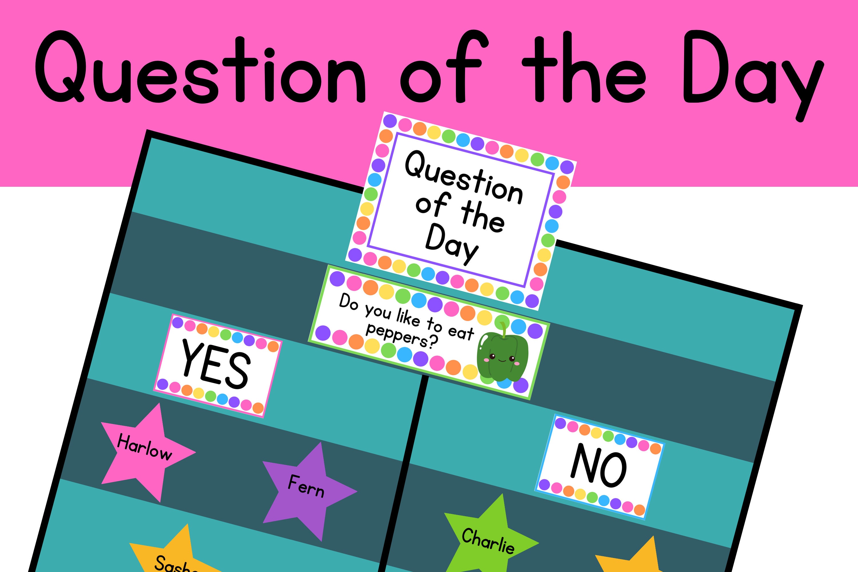 Pre K Question of the Day | Daycare or Preschool Activity | Pre K Sight ...
