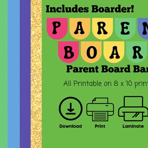 Daycare Parent Board| Childcare Information Bulletin Board Templates ...