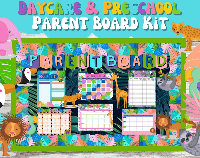 Daycare Bulletin Board | Childcare Organization | Visual Schedule ...