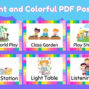 Center Signs for Daycare or Preschool Classrooms | 31 PDF Printable ...