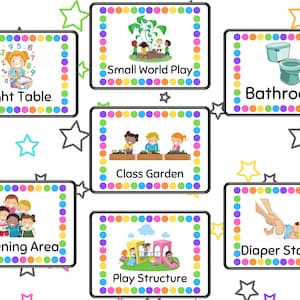 Center Signs for Daycare or Preschool Classrooms | 31 PDF Printable ...