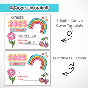 2025 Handprint Calendar | Printable Keepsake Art | Perfect Gift for ...