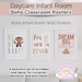 Daycare Infant Classroom Boho Rainbow Theme Posters | Neutral Infant ...