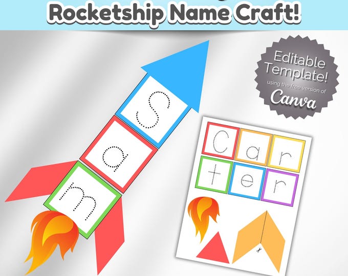 Air-powered Straw ROCKET Science Activity & Astronaut Craft Printable ...