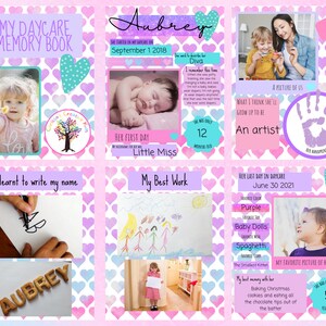 Daycare Memory Book | Daycare Goodbye Gift | Childcare Memories ...