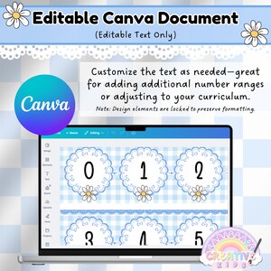 Classroom Number Line + Skip Counting Display | Preschool ...