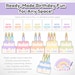 Printable Birthday Banner for Classroom & Daycare in Soft Pastels ...