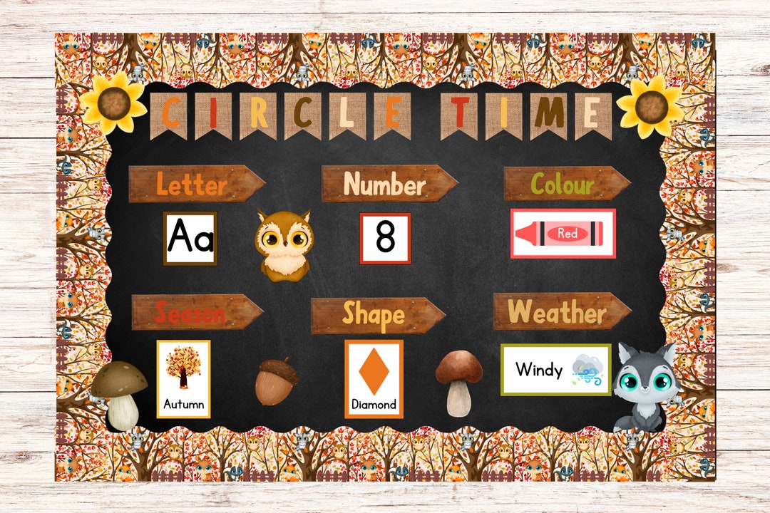 Circle Time Board | Daycare Learning | Preschool | Homeschool | Focus ...