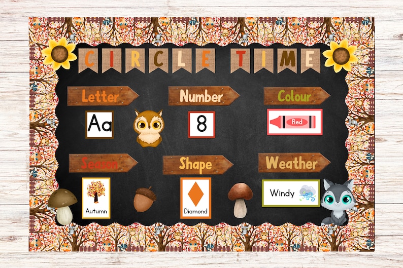 Circle Time Board | Daycare Learning | Preschool | Homeschool | Focus ...