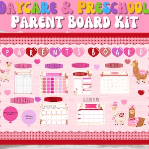 Daycare Parent Board| Childcare Information Bulletin Board Templates ...