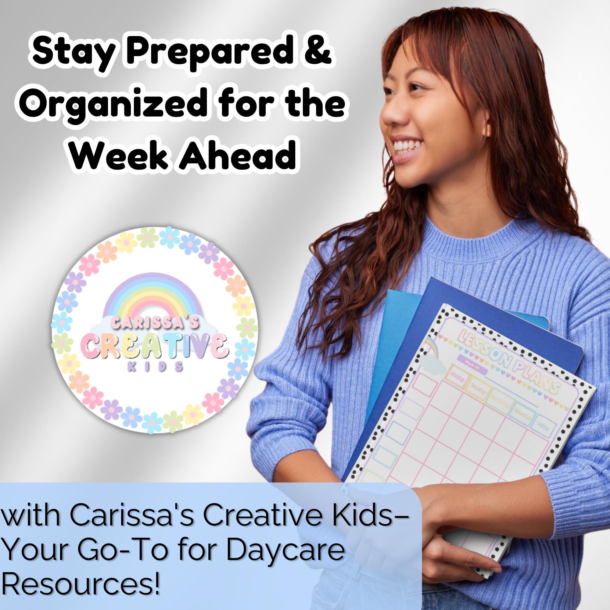 Daycare Lesson Planning Pages Daycare Teacher Binder | Preschool ...