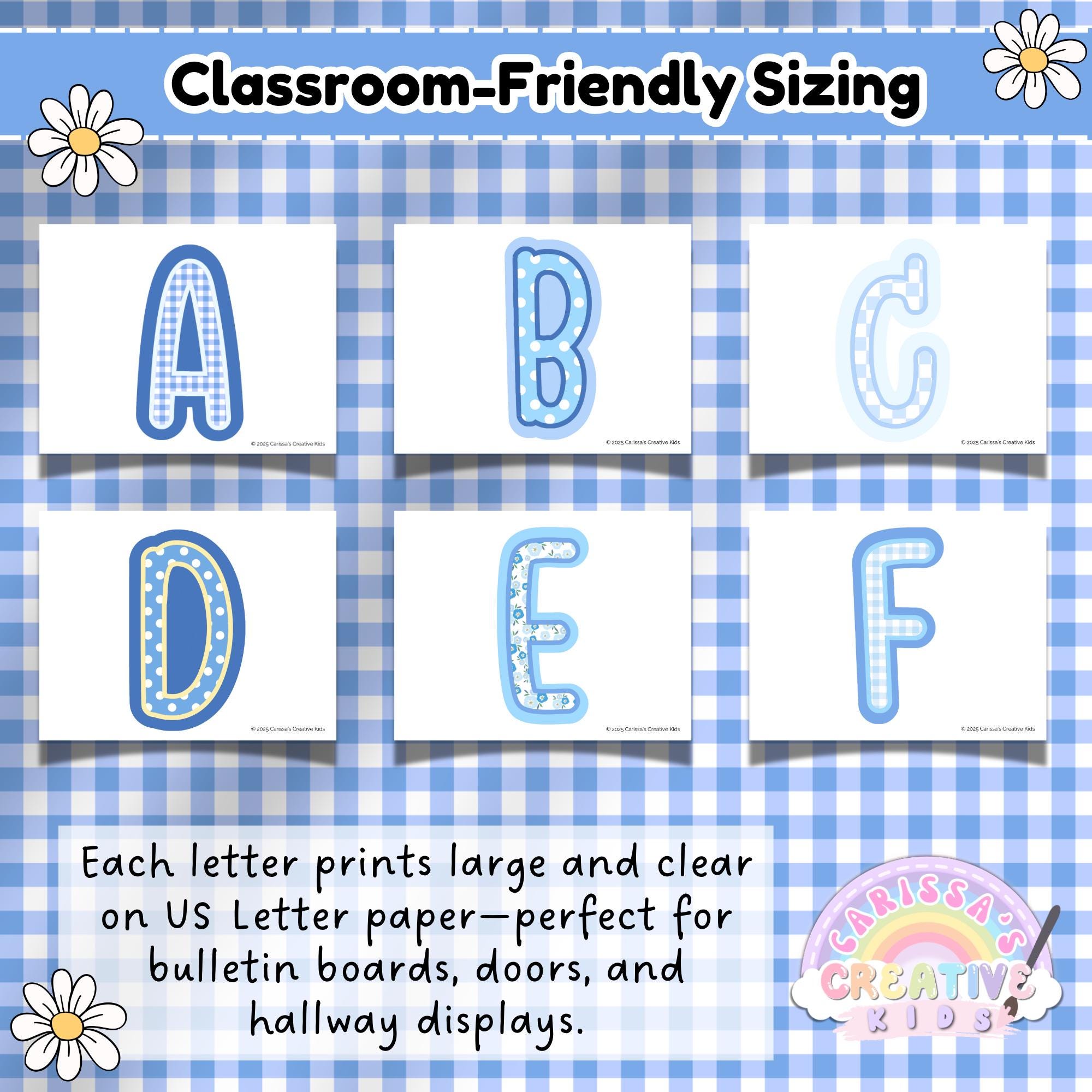 Bulletin Board Letters & Numbers | Silly Goose Classroom Decor Theme ...