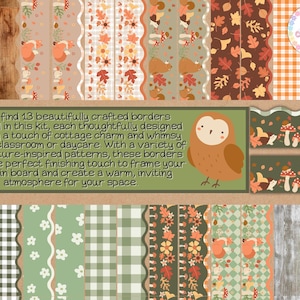 Cottage Inspired Bulletin Board Borders | Cozy Cottage Classroom Decor ...