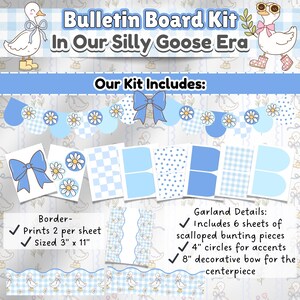 Vintage Retro Country Goose Bulletin Board Kit | Silly Goose Era ...