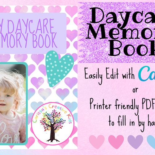 Daycare Memory Book Daycare Goodbye Gift Childcare - Etsy