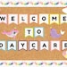 Welcome to Daycare | Nursery Decoration | Bulletin Board | Childcare ...