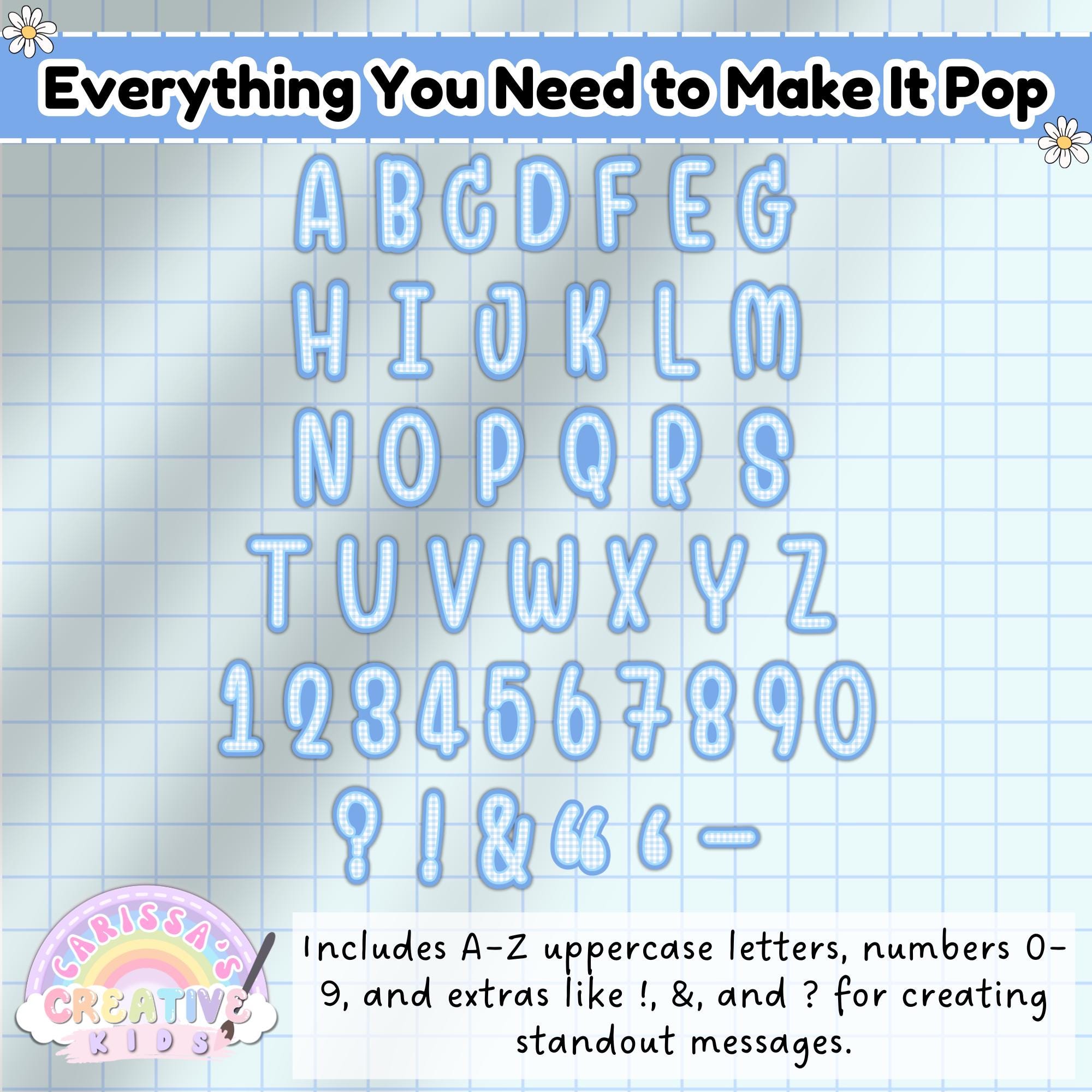 Bulletin Board Letters & Numbers | Silly Goose Classroom Decor Theme ...