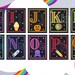 Rainbow Alphabet Posters Preschool Daycare Childcare - Etsy
