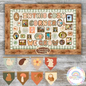 Cozy Cottage Classroom Printable Bulletin Board Kit | Cottagecore ...
