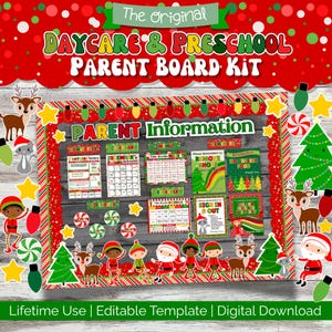 Daycare Parent Board| Childcare Information Bulletin Board Templates ...