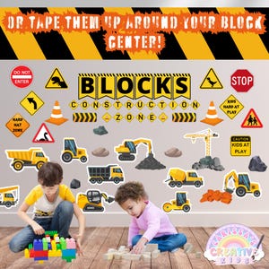 Daycare & Preschool Block Center Bulletin Board Kit | Preschool Center ...