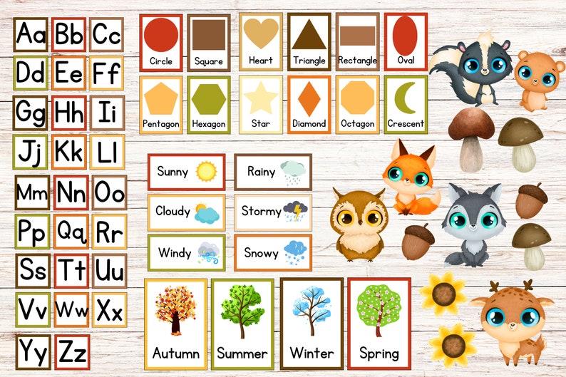 Circle Time Board Daycare Learning Preschool Homeschool Focus Board ...