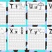 Writing Alphabet Work Sheets | Writing Practice Sheets | Preschool ...