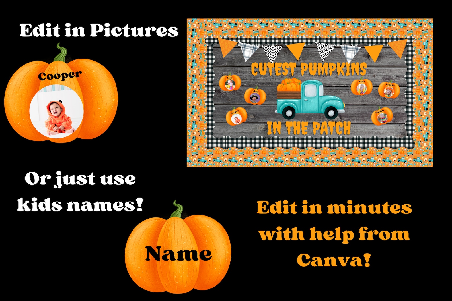 Cutest Pumpkins in the Patch Bulletin Board Kit Classroom - Etsy