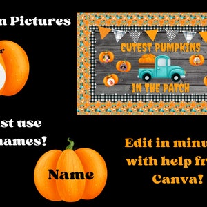 Cutest Pumpkins in the Patch Bulletin Board Kit Classroom Decor Daycare ...