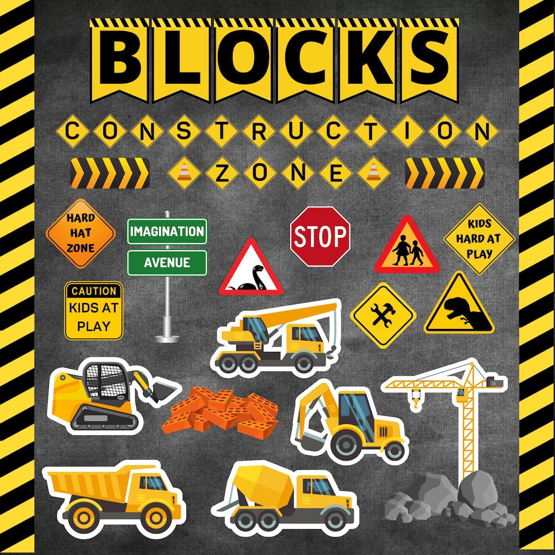 Daycare & Preschool Block Center Bulletin Board Kit | Preschool Center ...