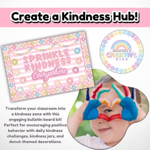 Teaching Kids to Be Kind Bulletin Board Kit Kindness Jar Preschool ...