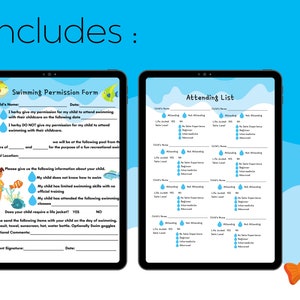 Childcare Swimming Permission Form | Field Trip Permission Form ...