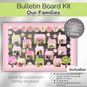 Family Bulletin Board Kit | Personalized Photo's From Home to Foster ...