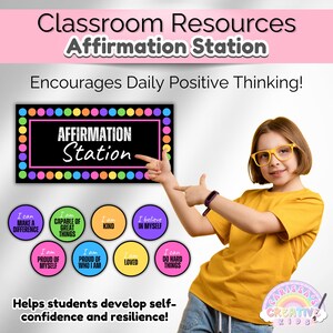 Affirmation Station | Classroom Decor | Daycare Printable | Preschool ...