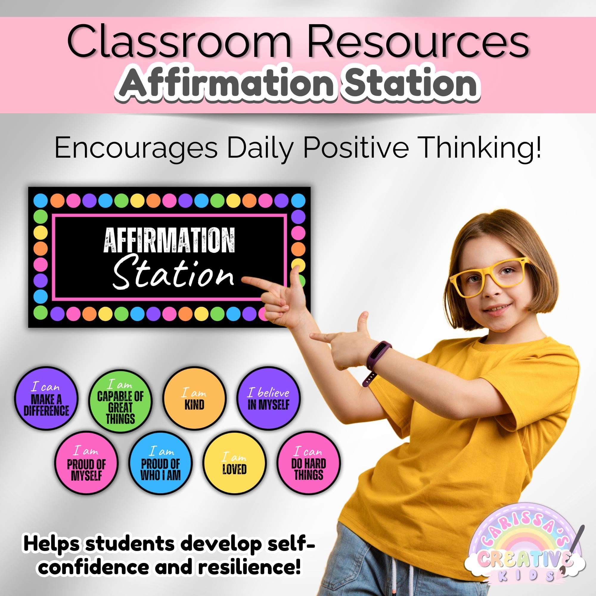 Affirmation Station | Classroom Decor | Daycare Printable | Preschool ...