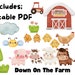 Down on the Farm Bulletin Board Kit Classroom Farm Decor Daycare ...
