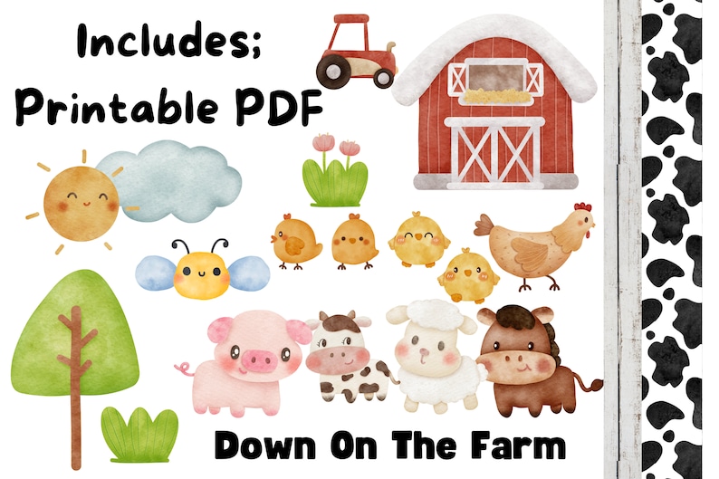 Down on the Farm Bulletin Board Kit Classroom Farm Decor - Etsy